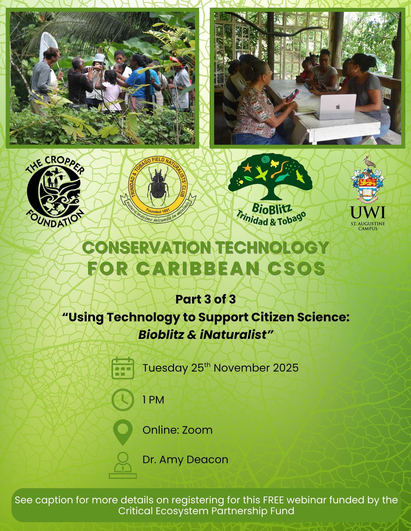 Conservation Technology for Caribbean CSOs: Part 3 - The Cropper Foundation